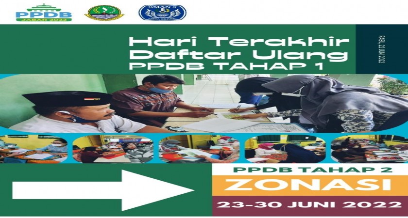HARI TERAKHIR DAFTAR ULANG PPDB TAHAP I | SMAN 3 KOTA BEKASI HARI TERAKHIR DAFTAR ULANG PPDB TAHAP I | SMAN 3 KOTA BEKASI